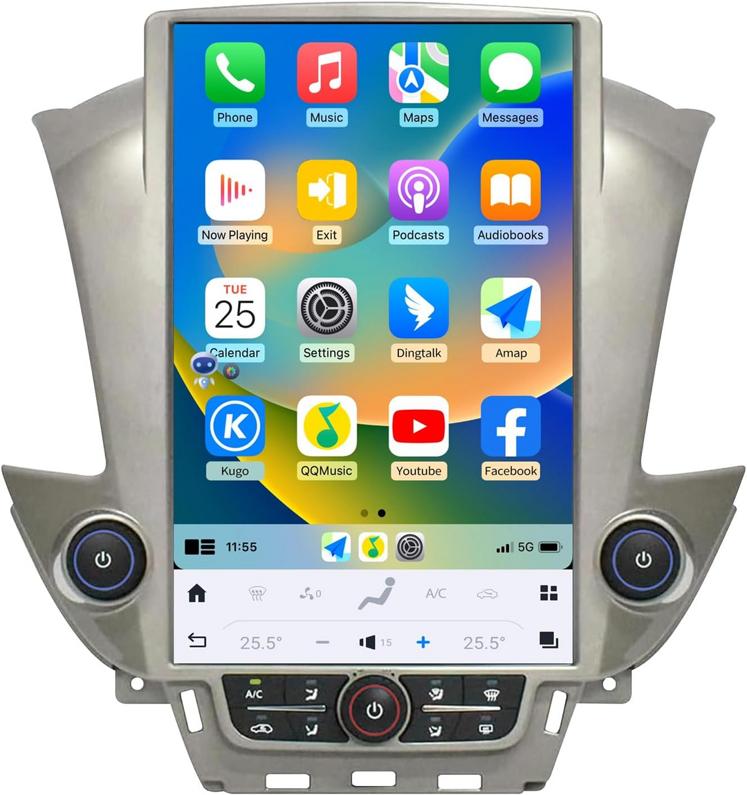 KSPIV 14.5 inch Tesla Style Screen Car Radio For GMC Yukon Chevrolet S ...