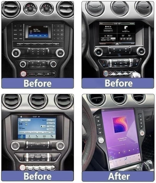 KSPIV 14.5 Inch Android Tesla Style Car Radio for Ford Mustang 2015-20 ...