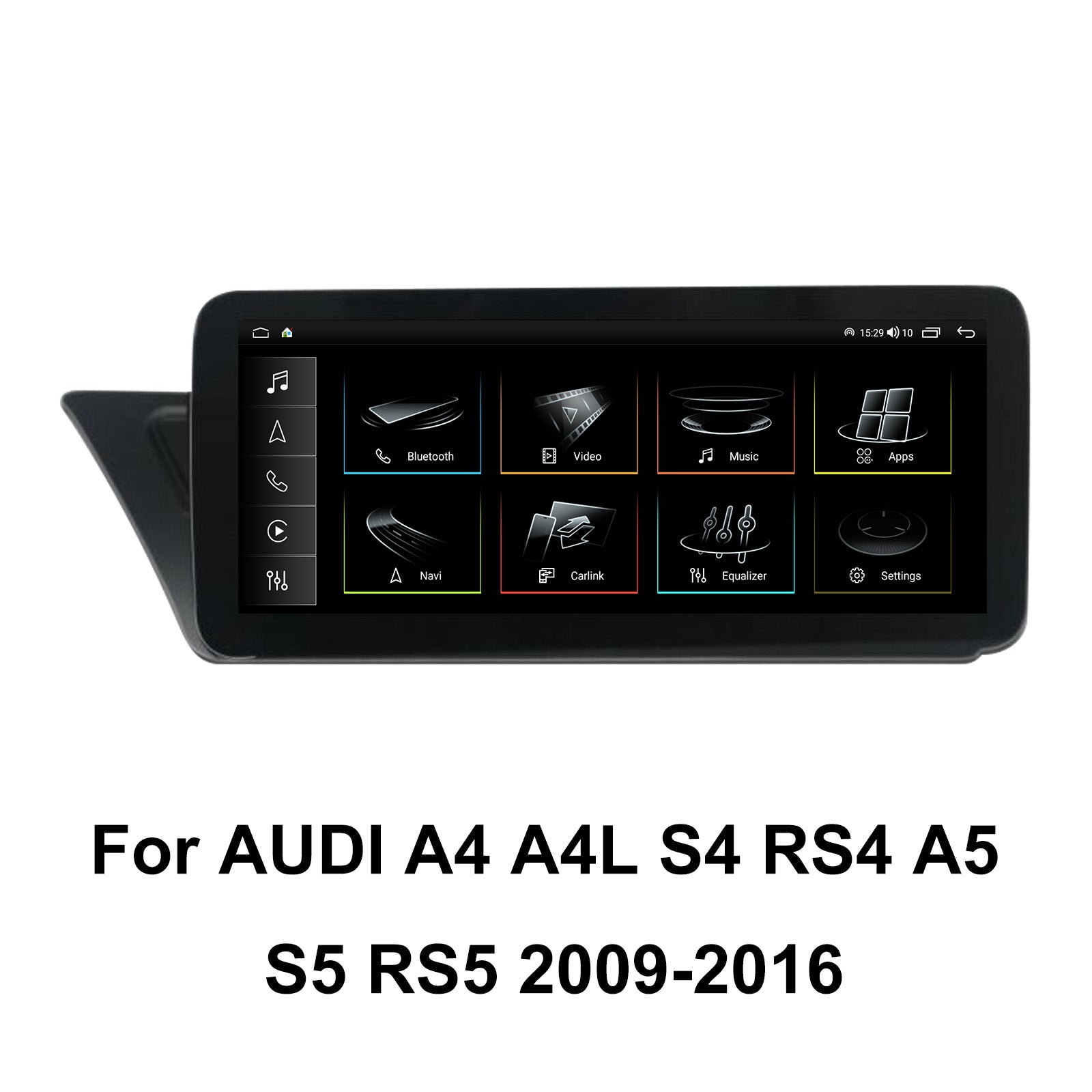 Android 10.25 Inch Car Stereo For AUDI A4 A4L S4 RS4 A5 S5 RS5 2009-20 ...