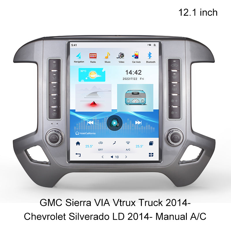 KSPIV | Android Tesla Style | GMC Sierra VIA Vtrux Truck | Chevrolet S ...