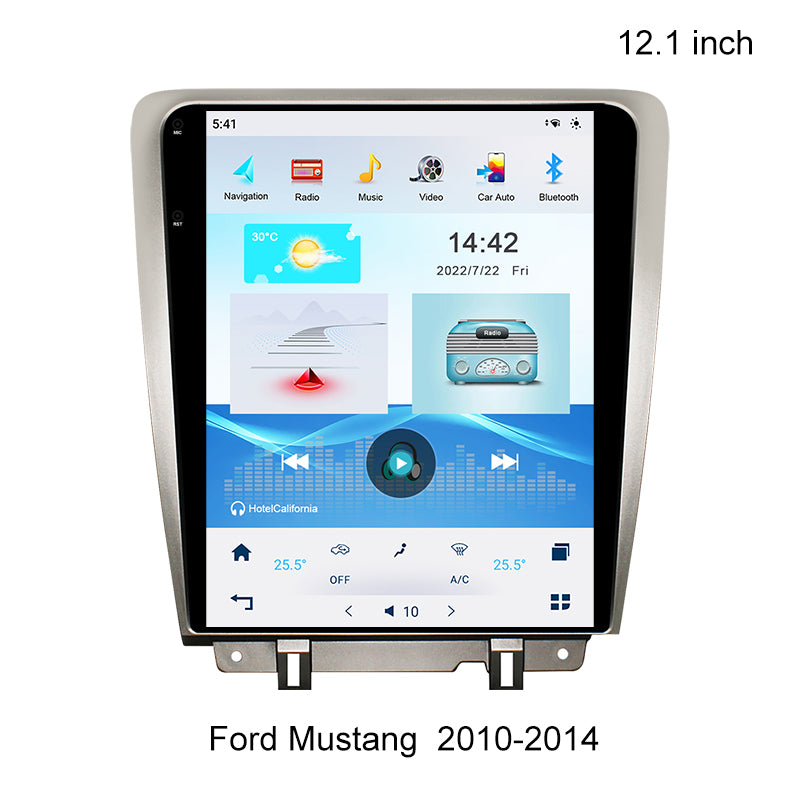 KSPIV Android 11 Tesla Style Vertical Screen for Ford Mustang 2012-201 ...