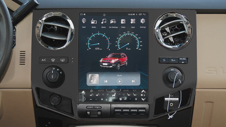 KSPIV Android 12.1" Tesla Style Screen Autoradio For Ford F250 F350 20 ...