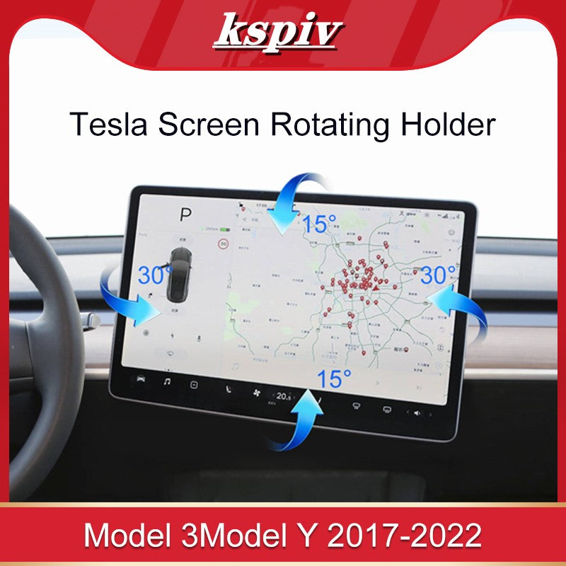 KSPIV Screen Swivel Tilt Mount for Tesla Model 3 Model Y Four Directio ...
